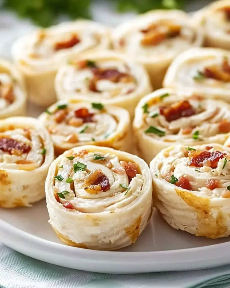 Chicken Bacon Ranch Pinwheels