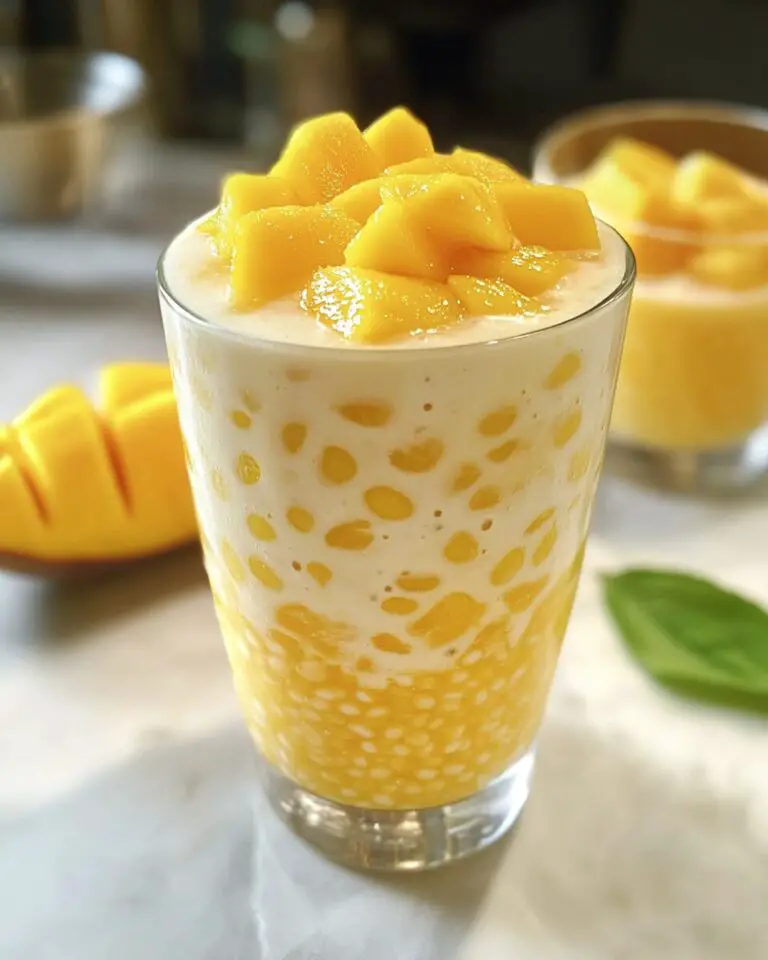 Creamy Mango Sago Delight