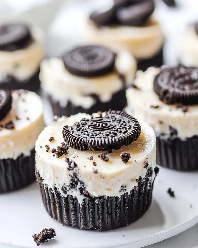 Mini Oreo Cheesecakes