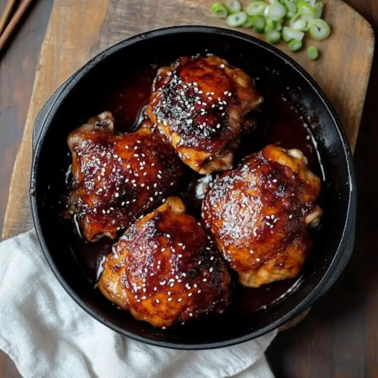 Korean Braised Chicken Thighs