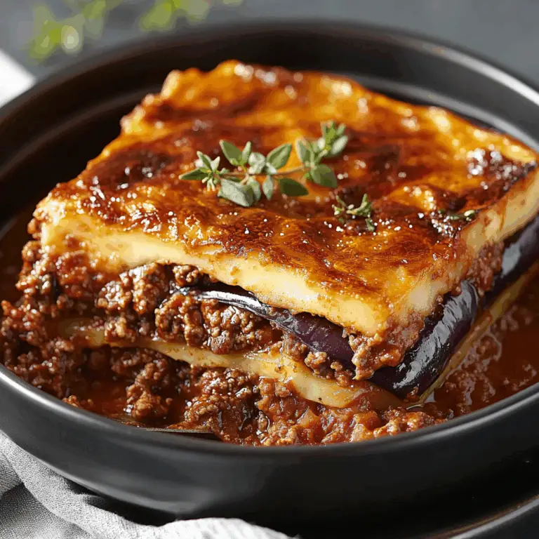 Outrageously Delicious Greek Moussaka