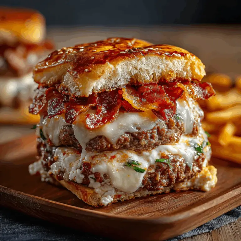 Bacon Lasagna Burger