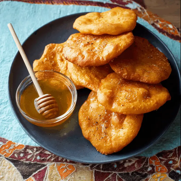 Chilean Pumpkin Sopaipillas with Spiced Honey Syrup