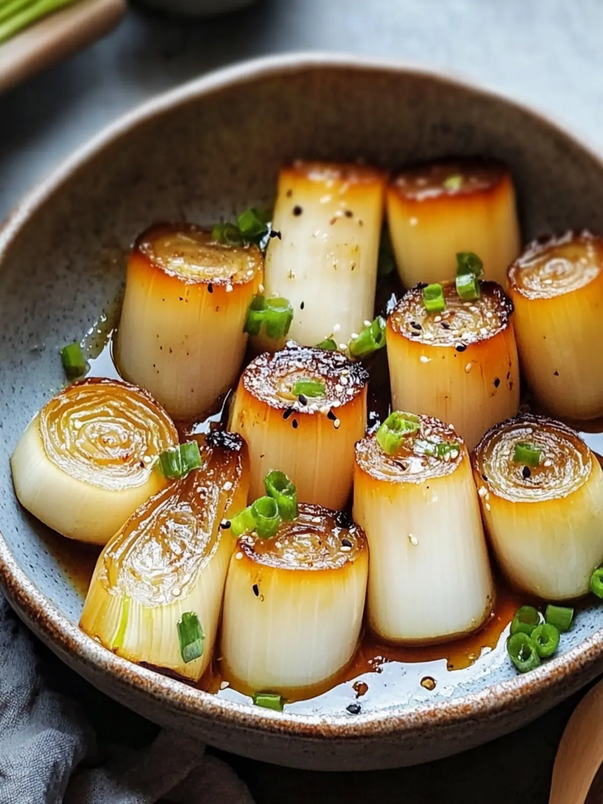 Easy Miso Maple Braised Leeks for Delicious Side Dishes