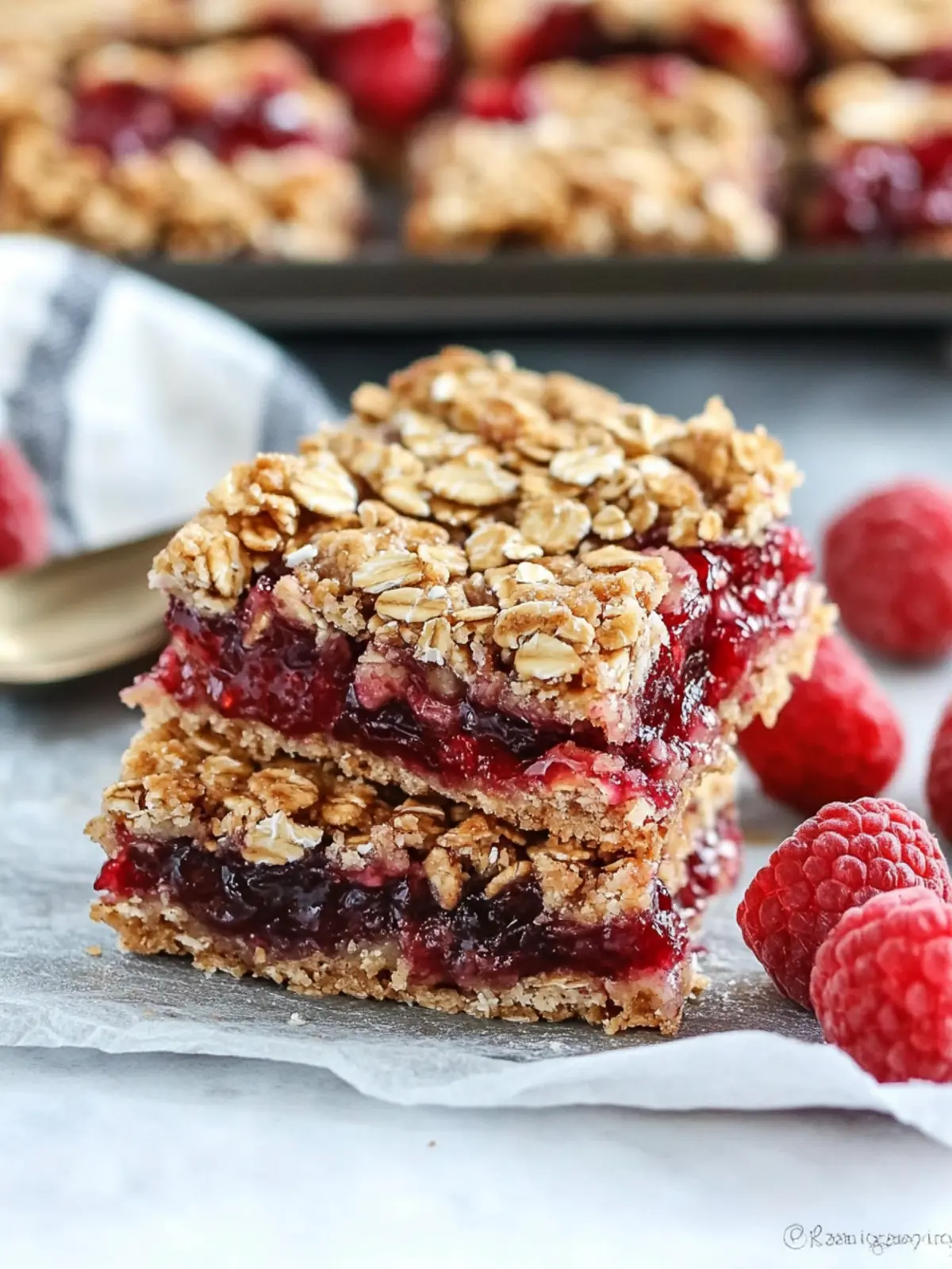 Ultimate Jam Filled Oatmeal Bars for Delicious Snacking