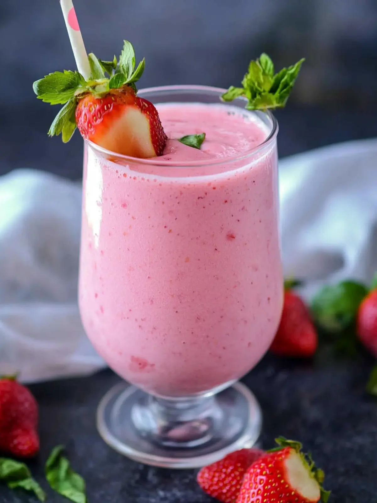 Delicious Strawberry Lassi With Greek Yogurt in Just 10 Minutes