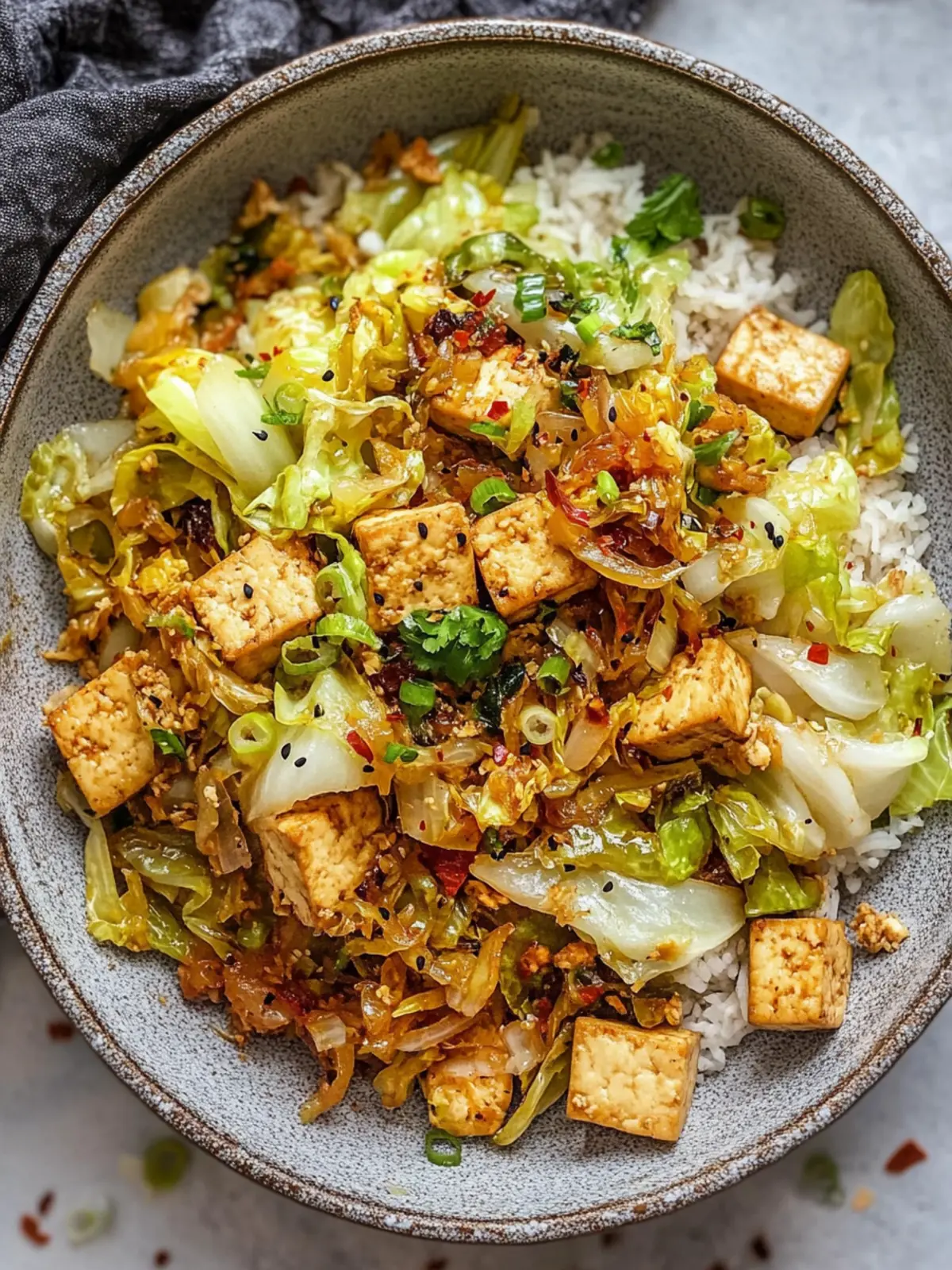 Ultimate Delicious Tofu Cabbage Stir Fry in 30 Minutes!
