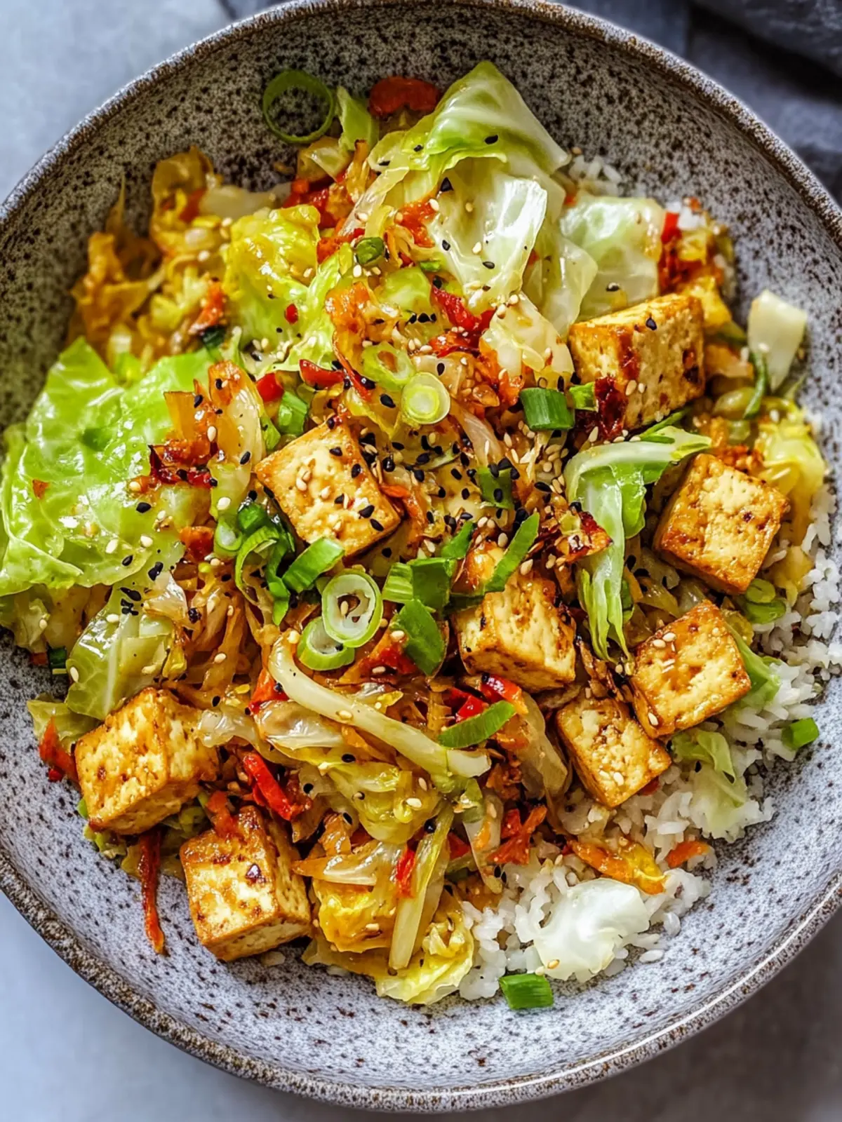 Ultimate Delicious Tofu Cabbage Stir Fry in 30 Minutes!